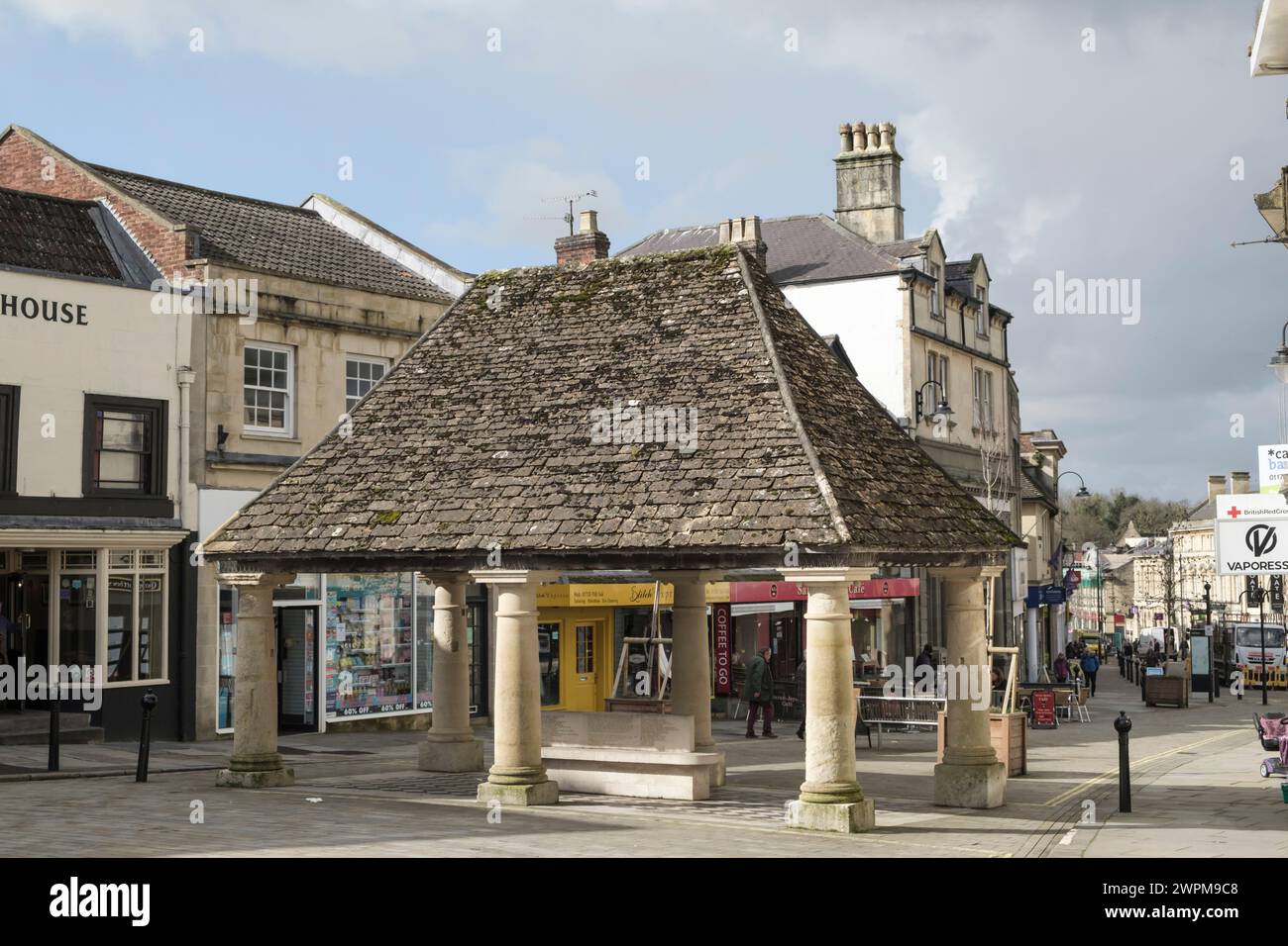 Around Chippenham a Wiltshire market town. The Butter Cross Stock Photo ...