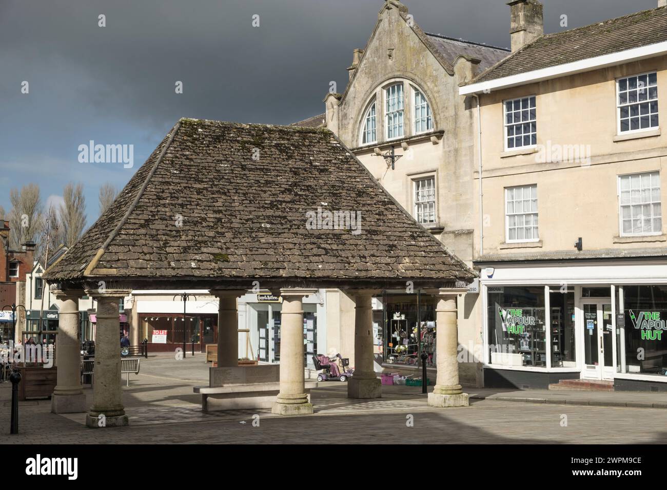 Around Chippenham a Wiltshire market town. The Butter Cross Stock Photo ...