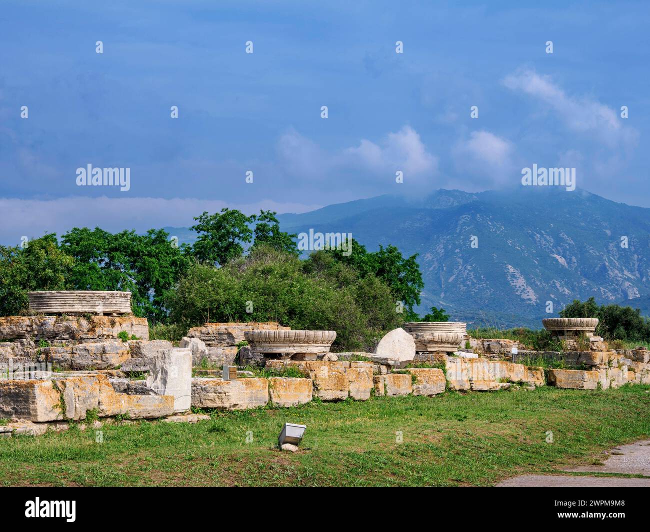 Temple of Hera Ruins, Heraion of Samos, UNESCO World Heritage Site ...