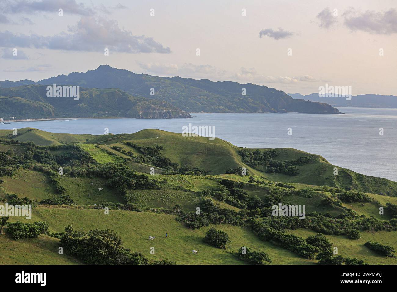 Batan, Philippines. Mar 8, 2024: Basco Vayang Rolling Hills & cliffs ...