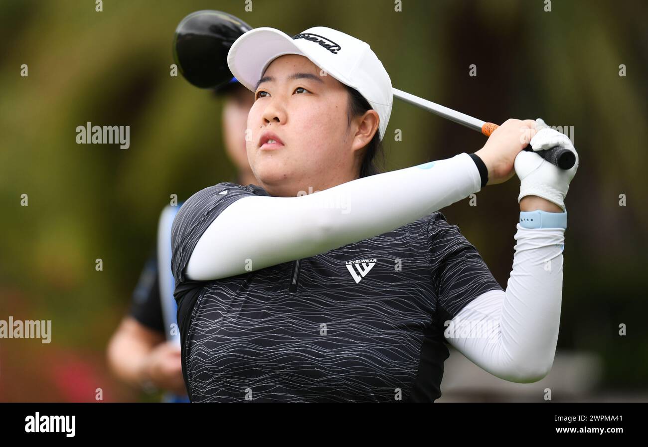 Lingshui, China's Hainan Province. 8th Mar, 2024. Liu Ruixin of China ...