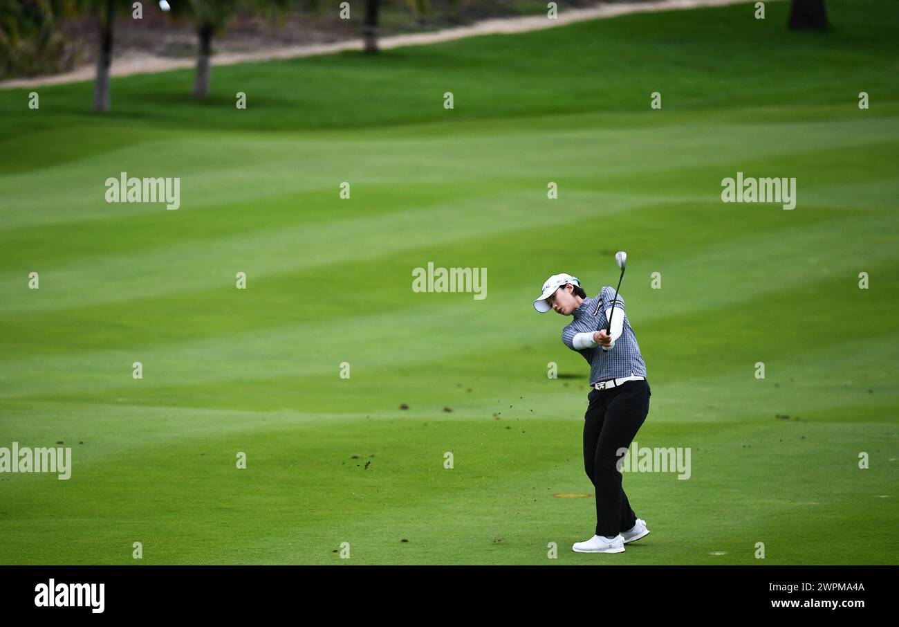 Lingshui, China's Hainan Province. 8th Mar, 2024. An Narin of South ...