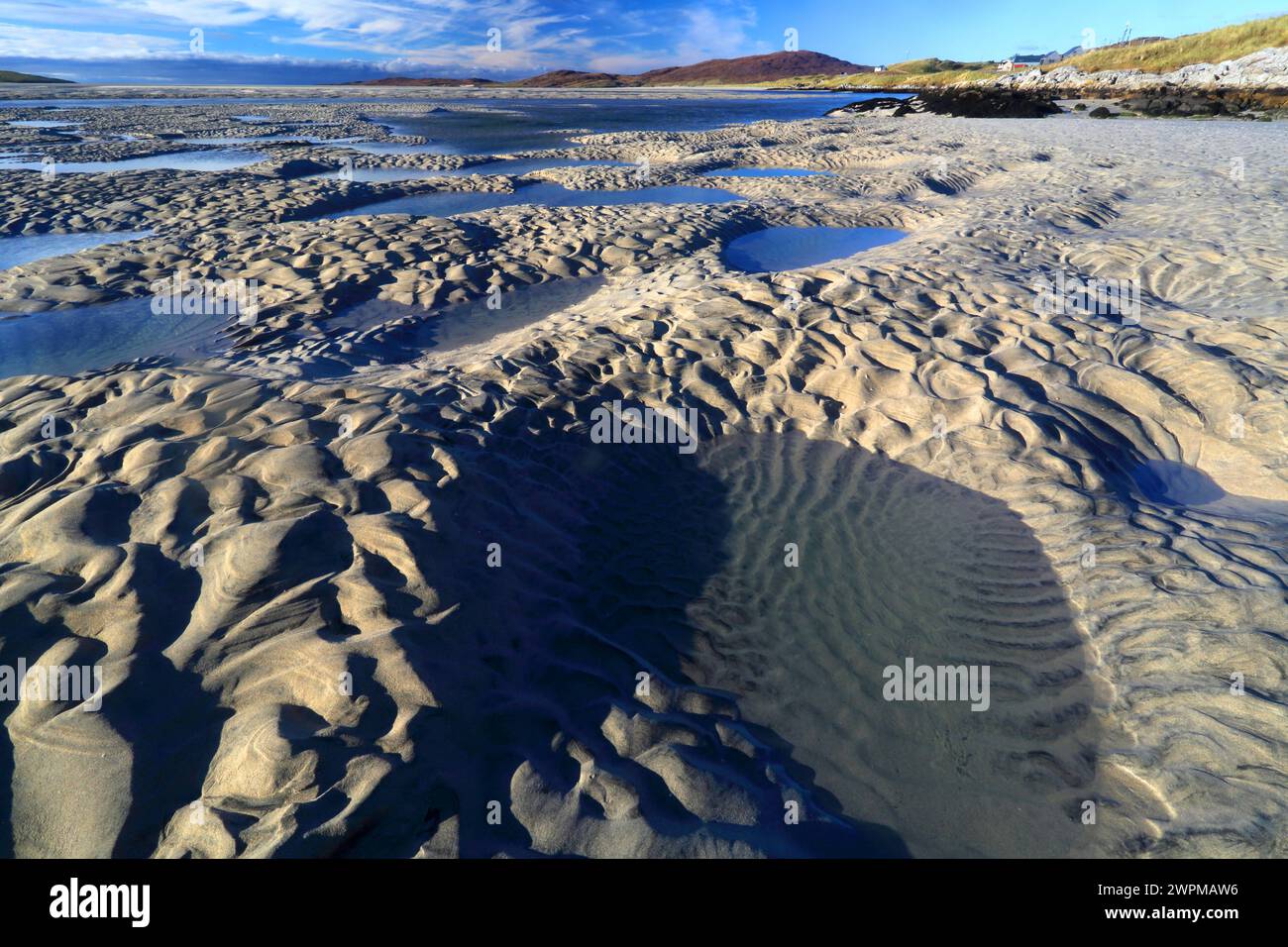 Luskentyre beach, Harris, Outer Hebrides, Scotland, United Kingdom ...