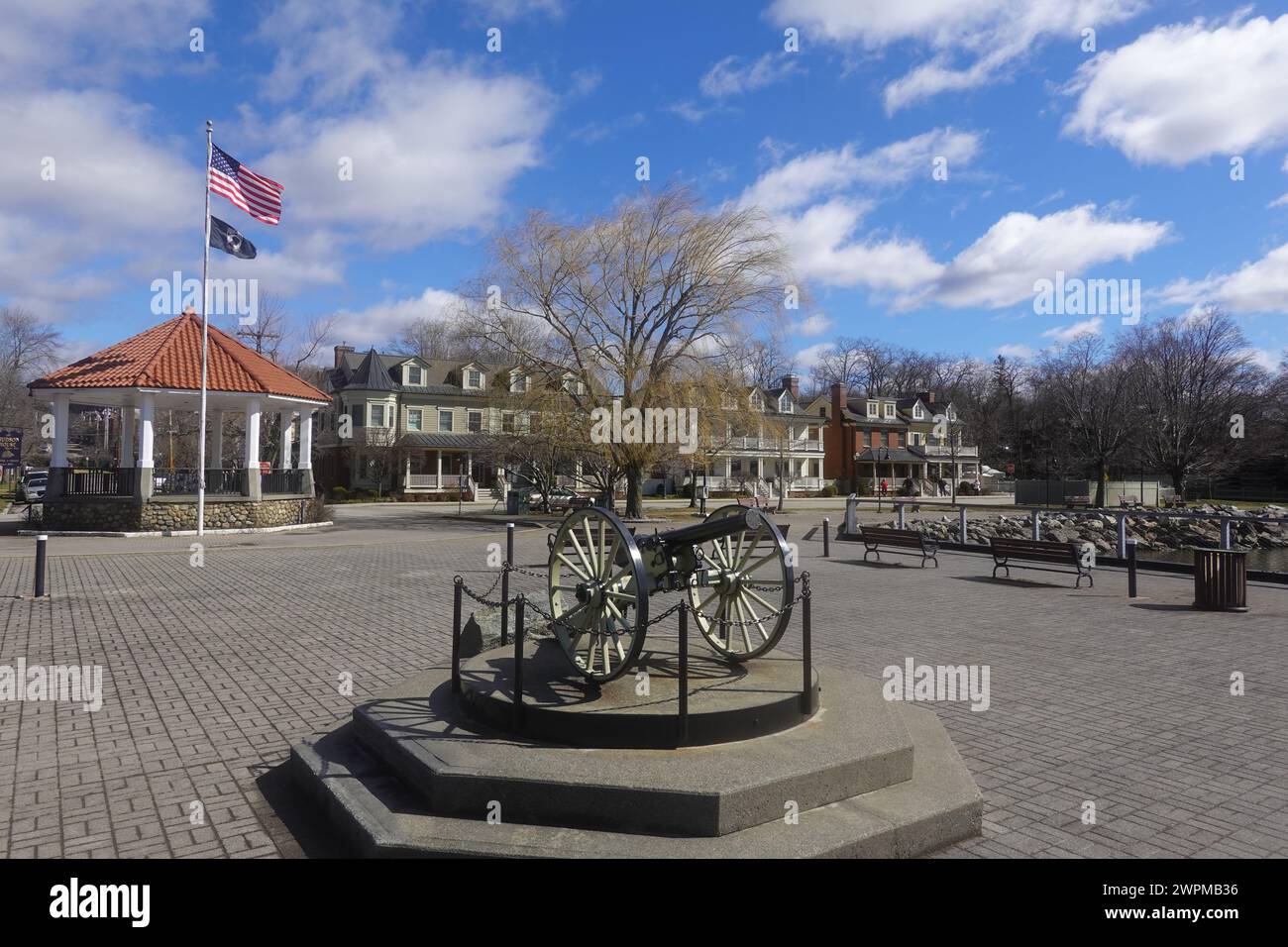 Cold Spring a village on the banks of the Hudson River in town of ...