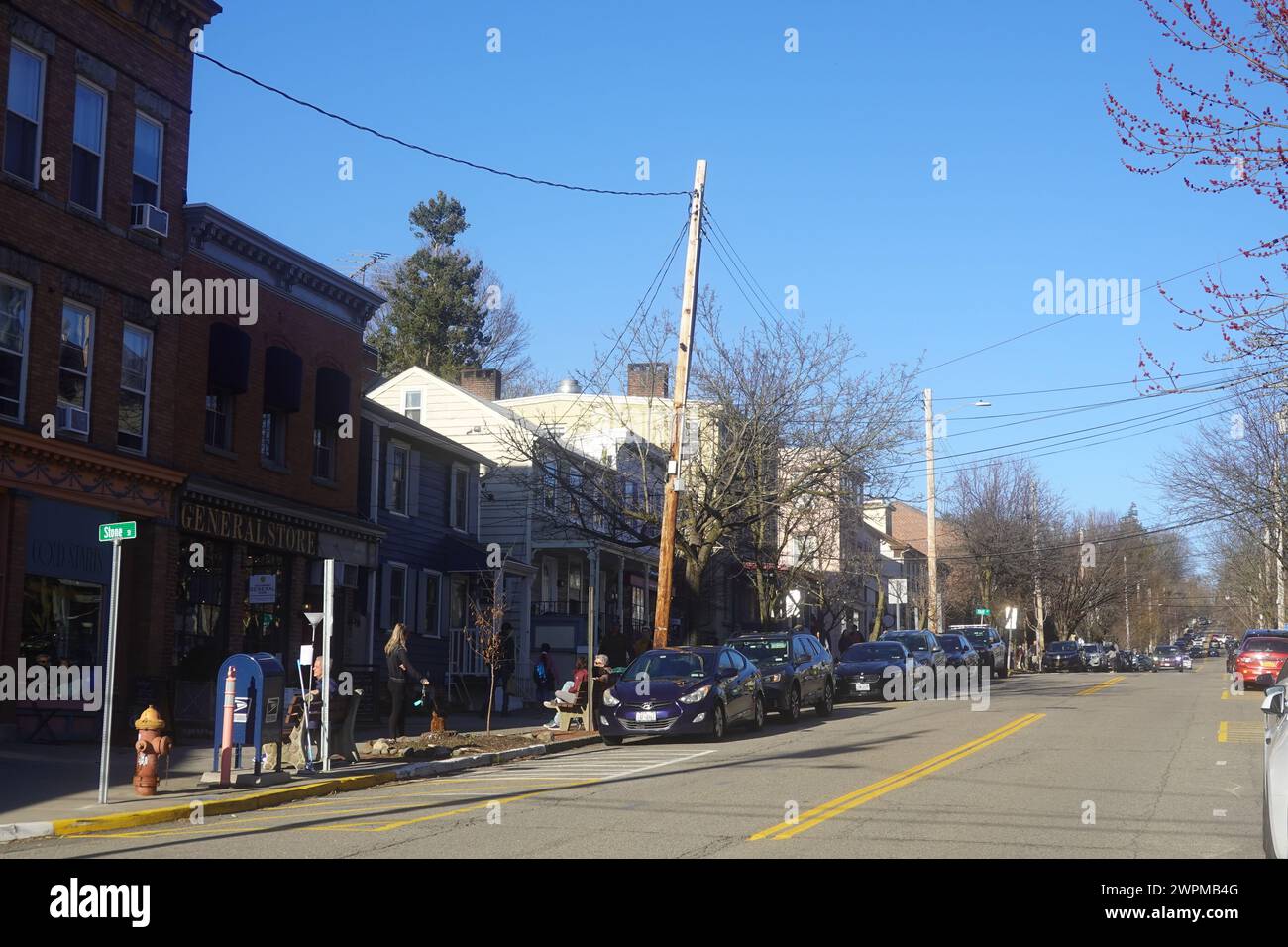 Cold Spring a village on the banks of the Hudson River in town of ...