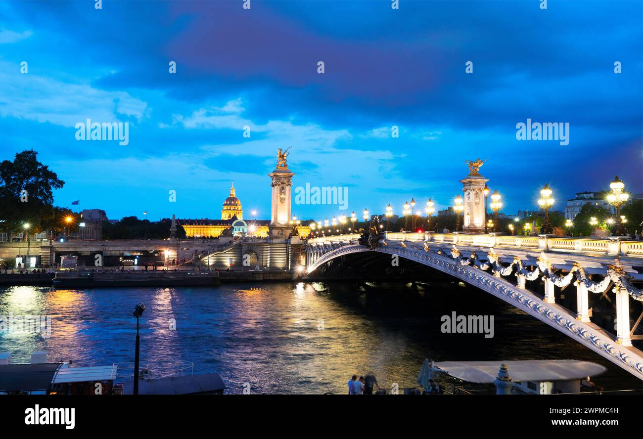 Bridge of Alexandre III, Paris, France Stock Photo - Alamy