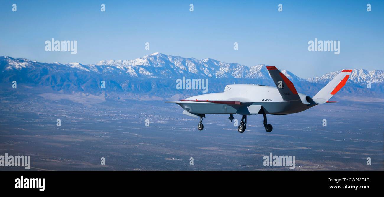 Palmdale, United States. 28 February, 2024. A U.S Air Force XQ-67A OBSS ...
