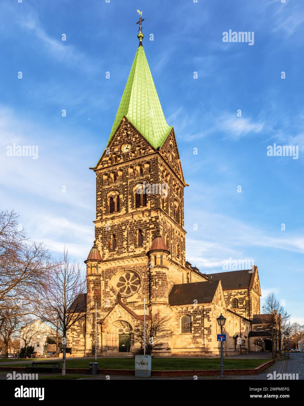 Medieval downtown of Westerhof Stock Photo - Alamy