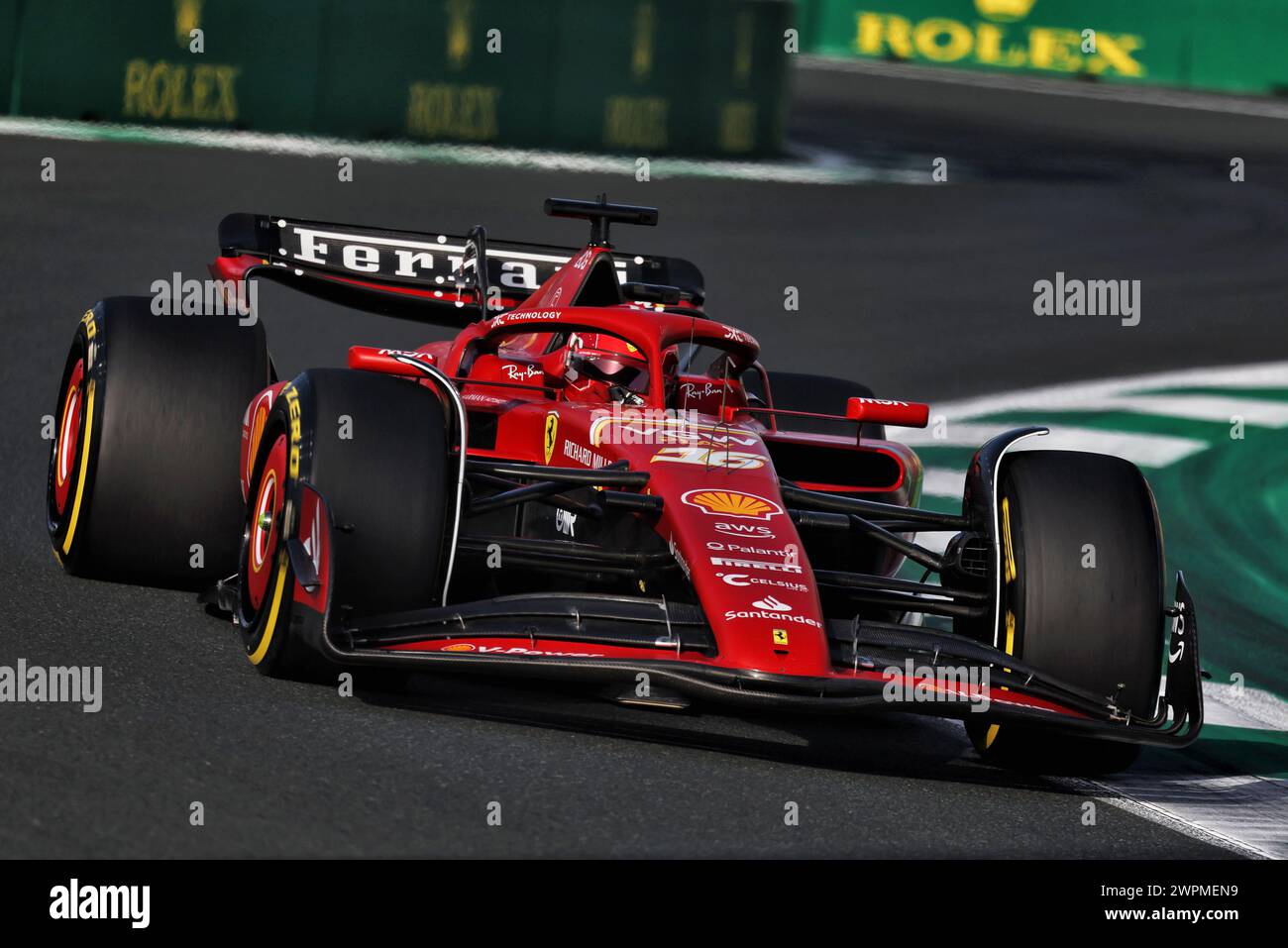 Jeddah, Saudi Arabia. 08th Mar, 2024. Charles Leclerc (MON) Ferrari SF-24. Formula 1 World ...