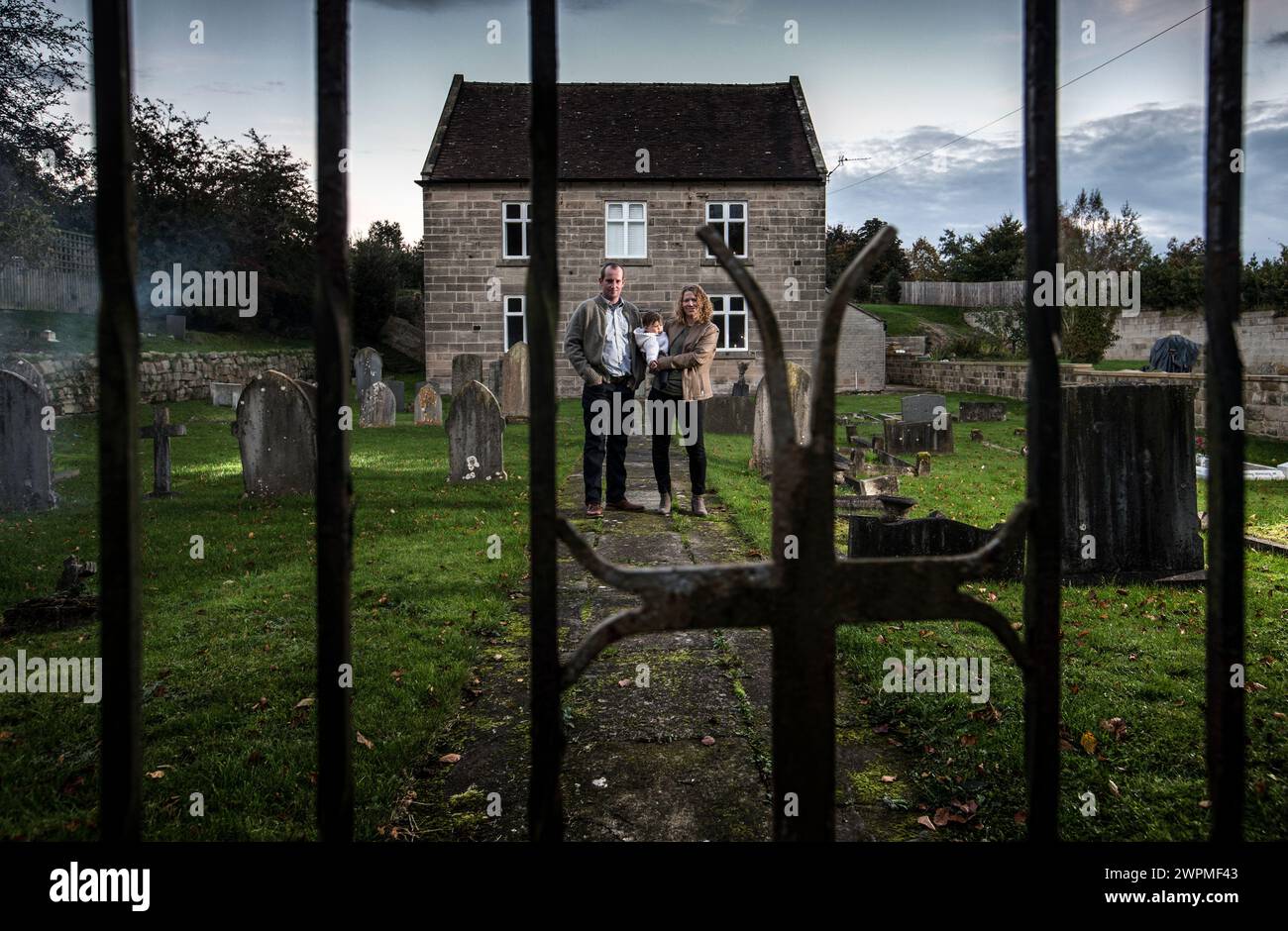 22/10/16 Amy and Geoff Cotterell with their baby Harriet, outside the ...