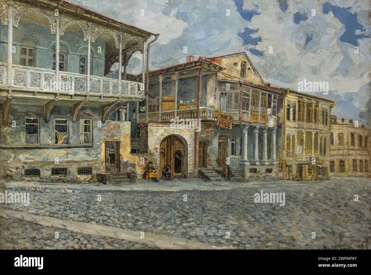 Alexander Tsimakuridze: "Blue house Stock Photo - Alamy