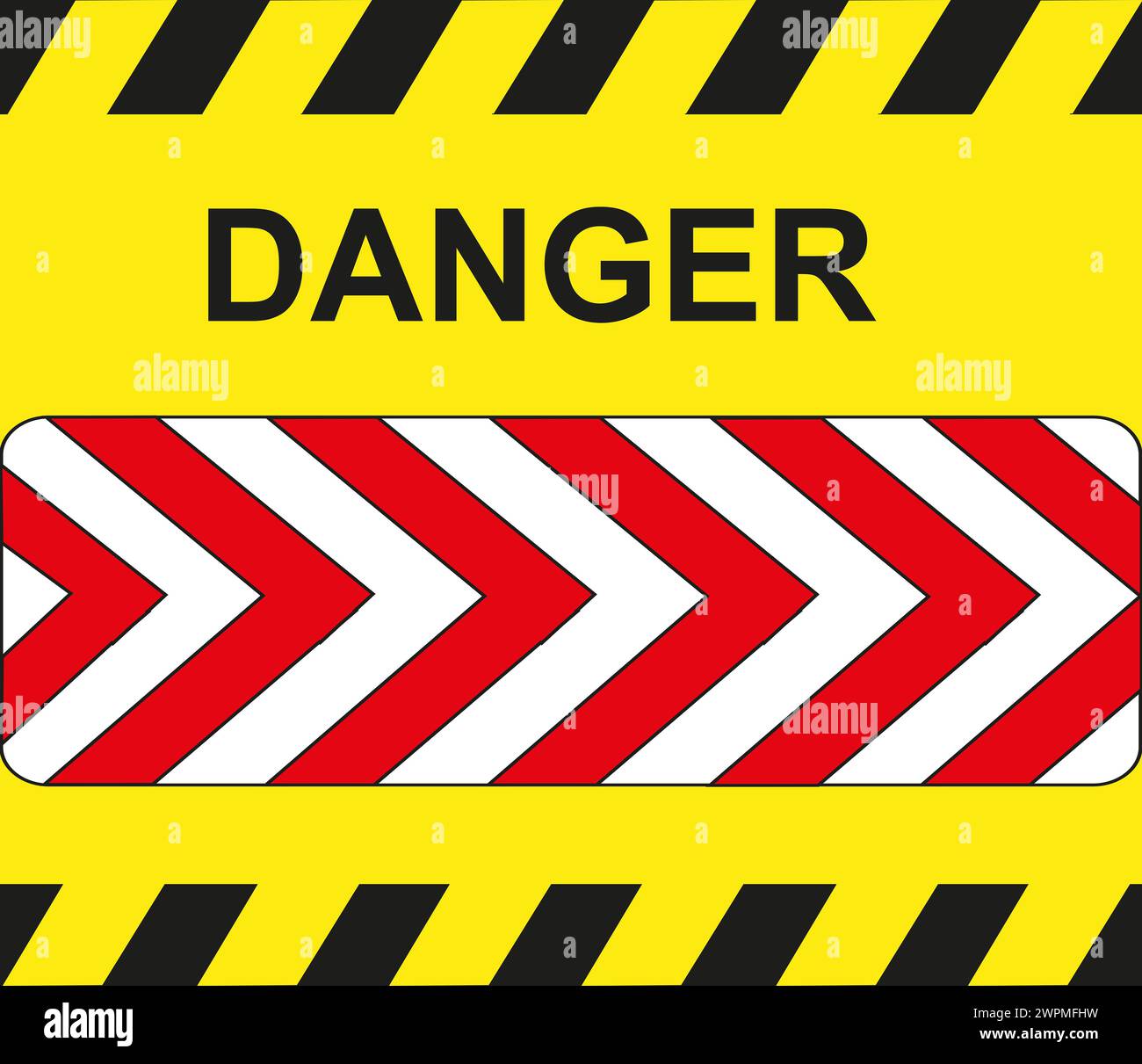 French road signs: warning and danger signs Stock Photo - Alamy