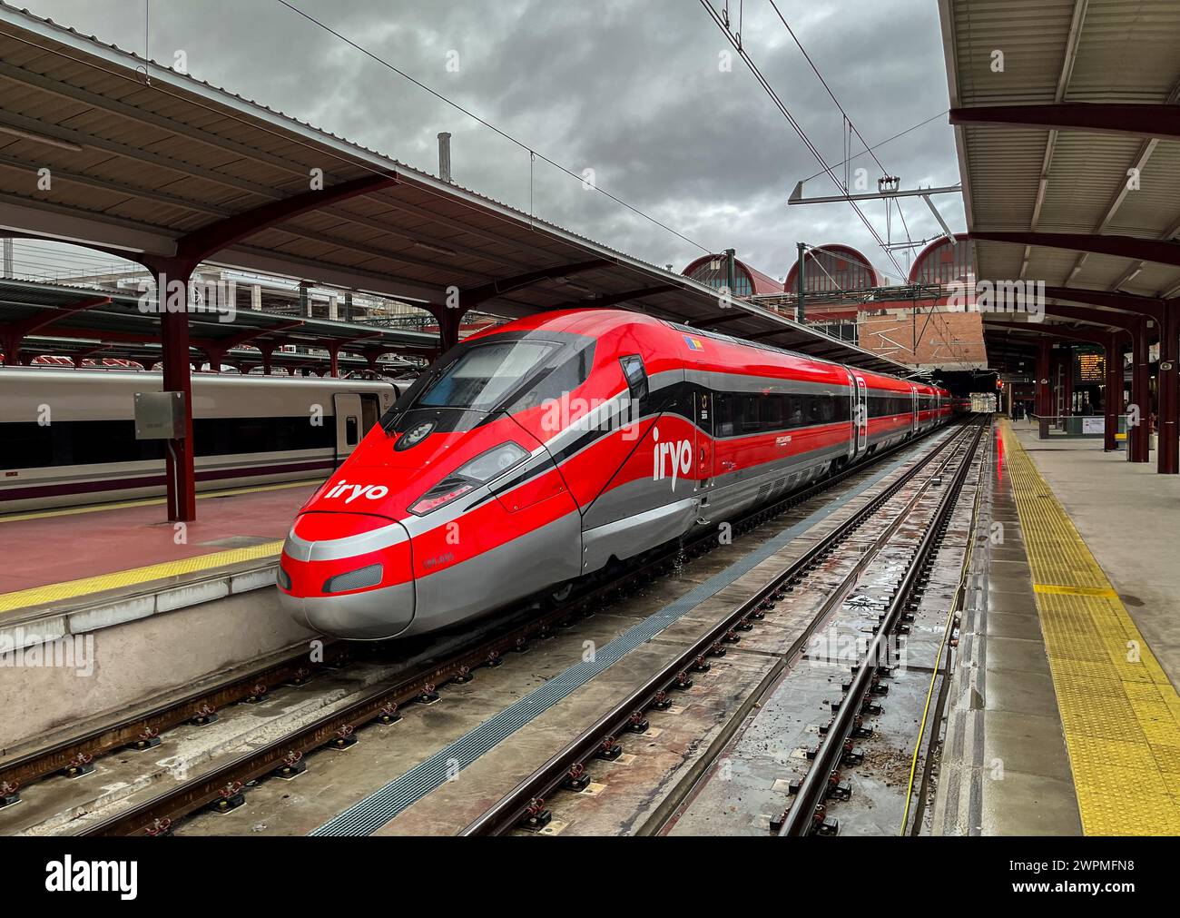 Madrid, Spain. 07th Mar, 2024. A Frecciarossa 1000 (ETR 400) of the ...