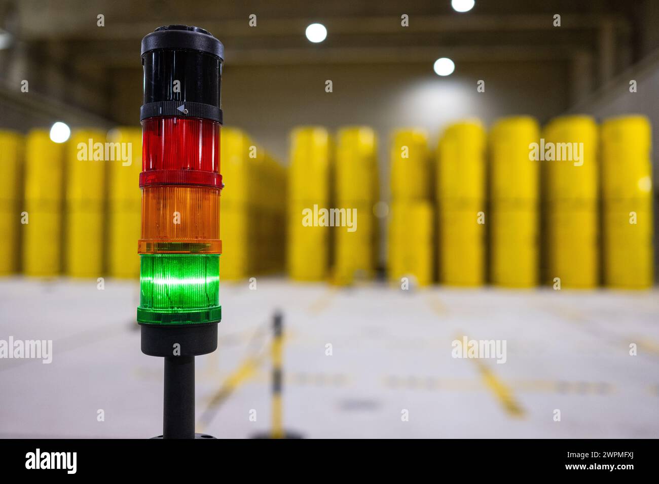 07 March 2024, North Rhine-Westphalia, Ahaus: In the eastern storage ...