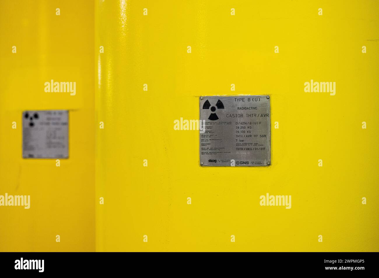 07 March 2024, North Rhine-Westphalia, Ahaus: In the eastern storage ...