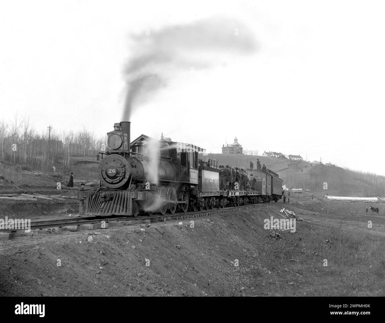 Northern alberta railway Black and White Stock Photos & Images - Alamy