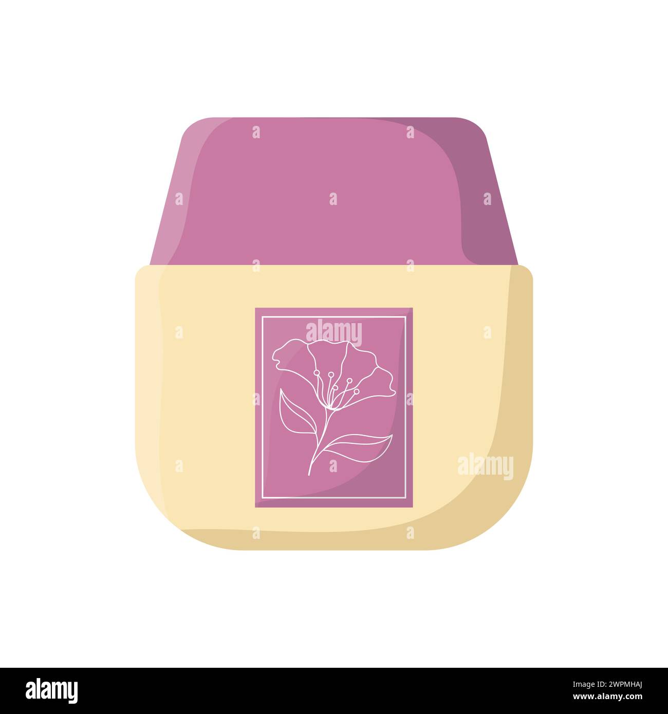 Cosmetic facial container Stock Vector Images - Alamy
