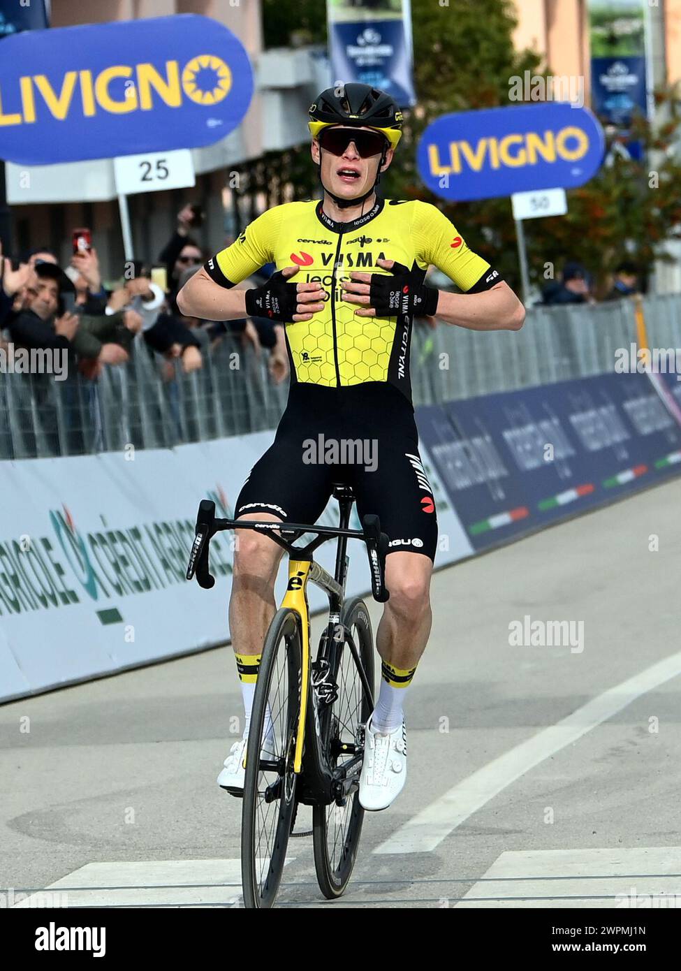 Valle Castellana, Italia. 08th Mar, 2024. VINGEGAARD HANSEN Jonas (TEAM ...