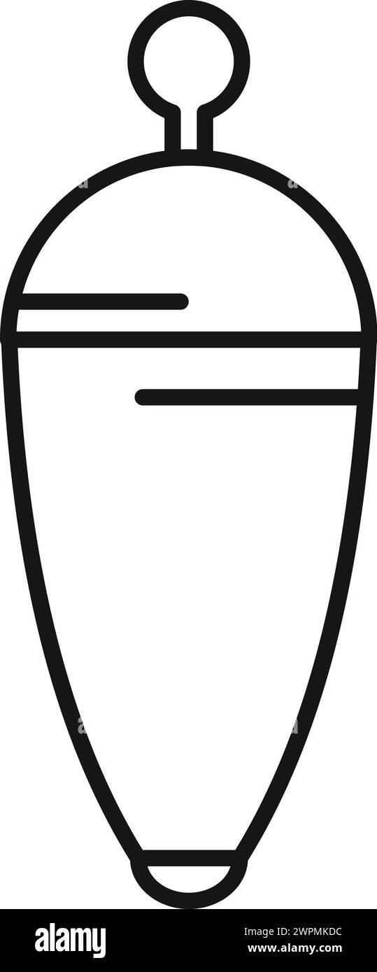 Ice fishing bobber icon outline vector. Season camping. Festival event ...