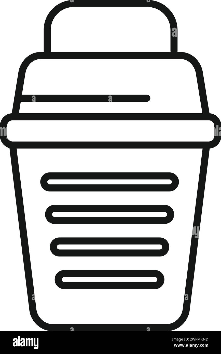 Ice fishing basket icon outline vector. Season camping. Fisher event ...