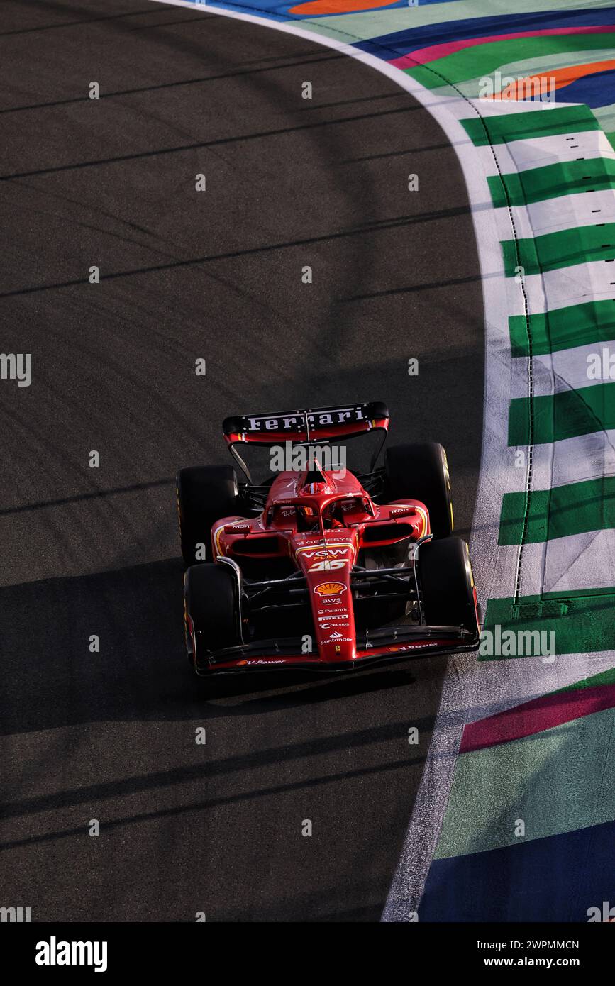 Jeddah, Saudi Arabia. 08th Mar, 2024. Charles Leclerc (MON) Ferrari SF-24. Formula 1 World ...