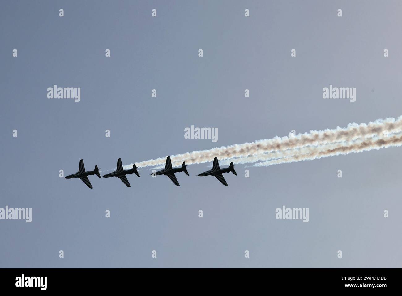 Jeddah, Saudi Arabia. 08th Mar, 2024. Circuit atmosphere - air display ...