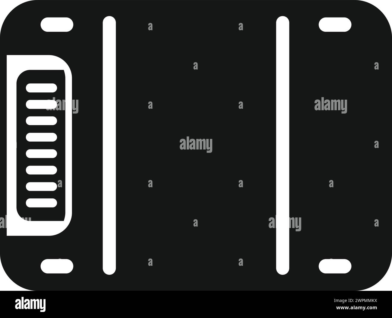 Gigabyte data icon simple vector. Big disk device. Cloud usb shutter solid Stock Vector Image ...