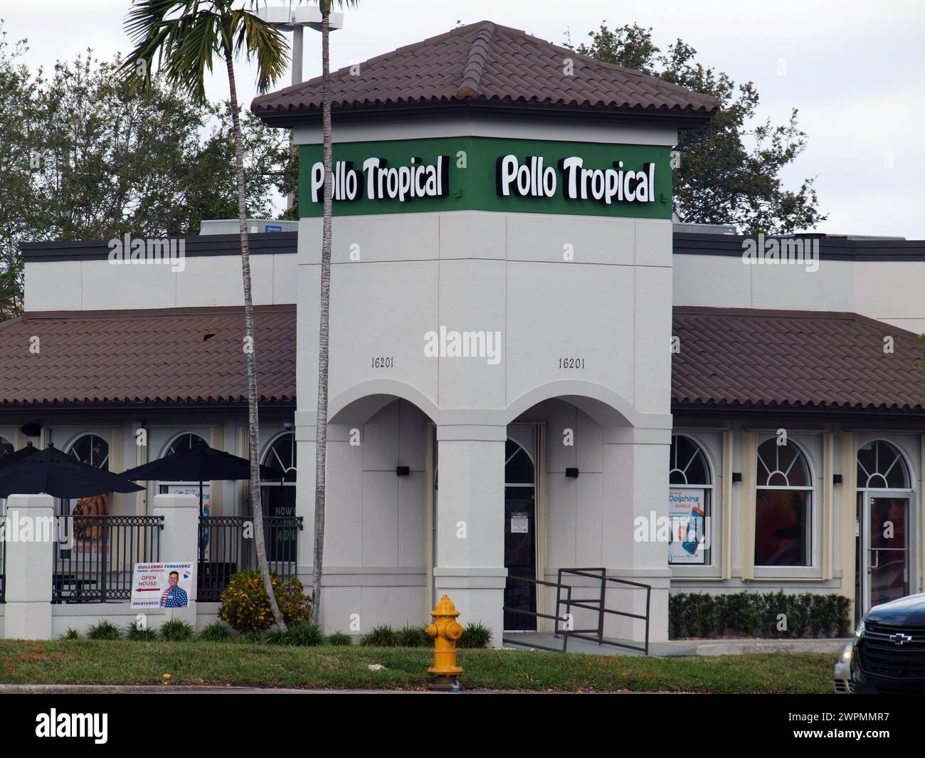 Miami, Florida, United States - February 24, 2024: Pollo Tropical ...