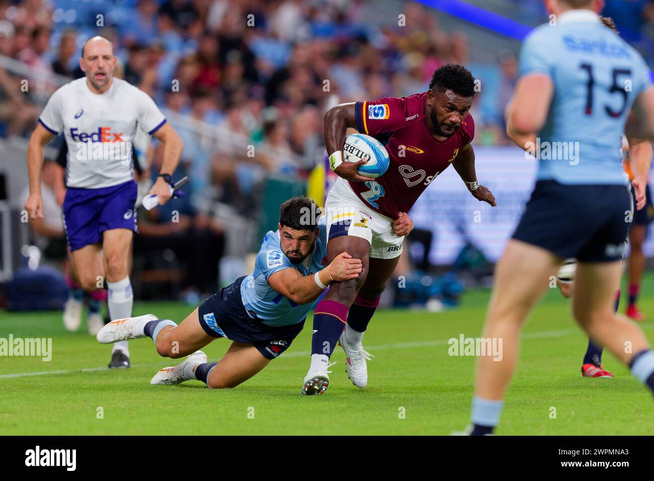Sydney, Australia. 08th Mar, 2024. Timoci Tavatavanawai of the ...