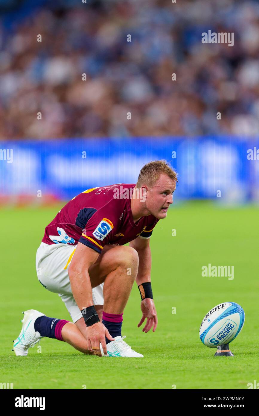 Sydney, Australia. 08th Mar, 2024. Sam Gilbert of the Highlanders ...