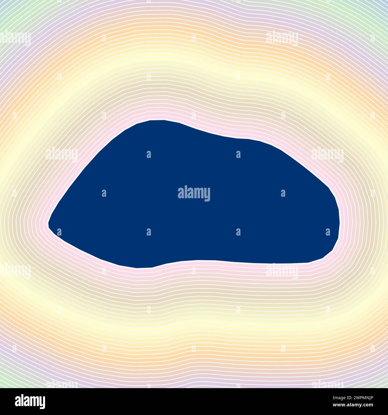 Bhutan map icon. Country shape on radiant striped gradient background ...