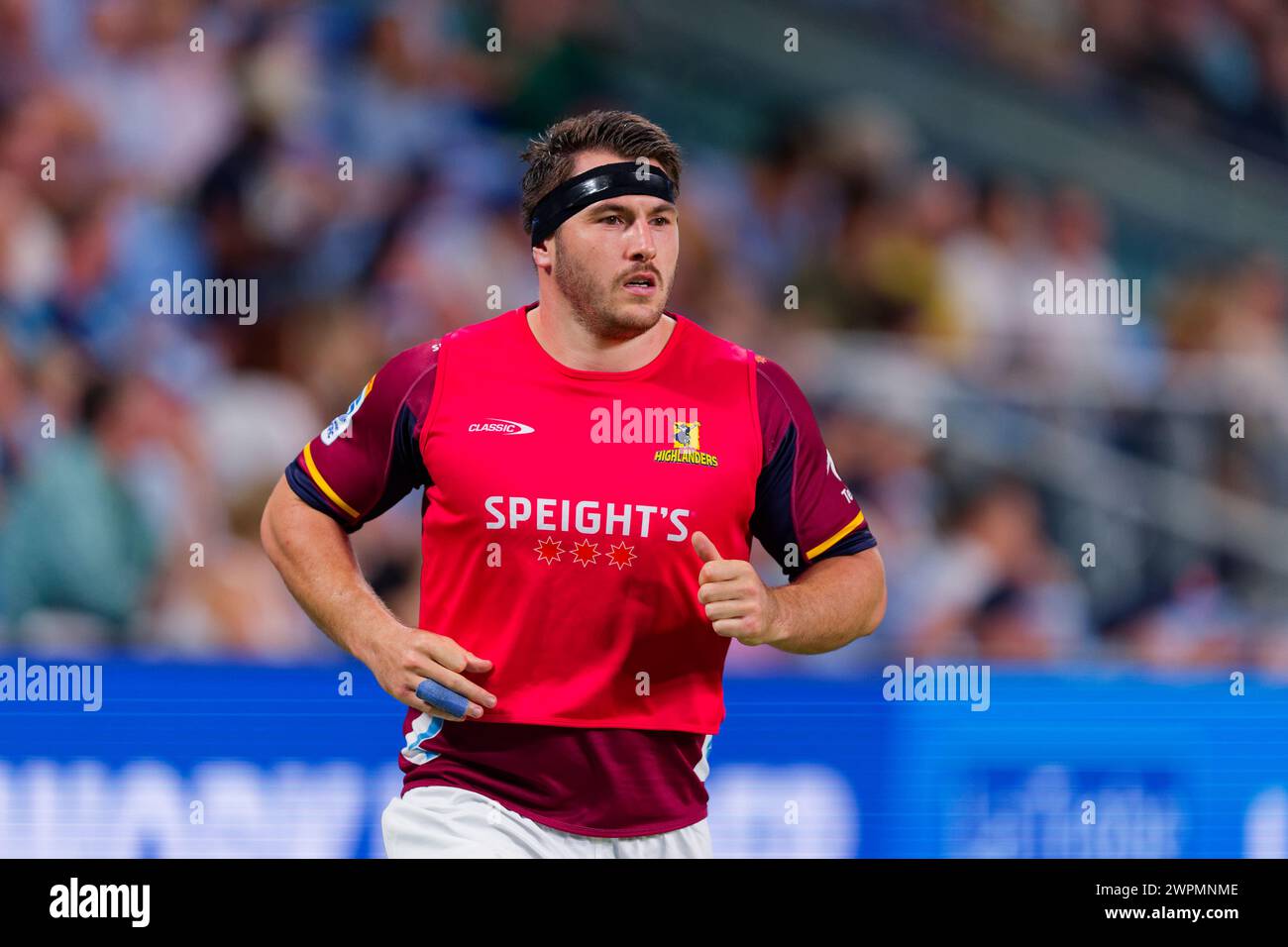 Sydney, Australia. 08th Mar, 2024. Ricky Jackson of the Highlanders ...