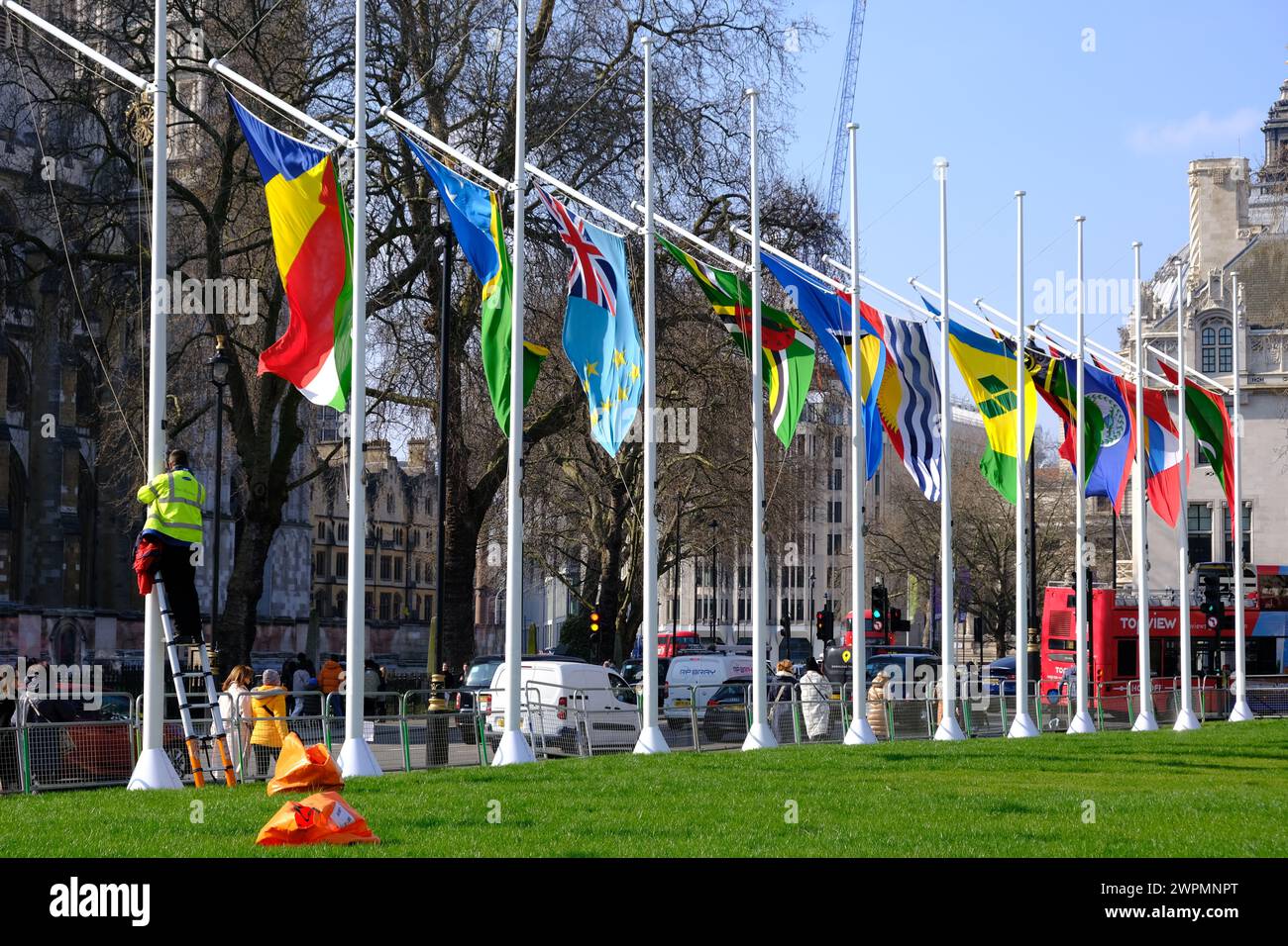 Flags of the commonwealth hi-res stock photography and images - Alamy