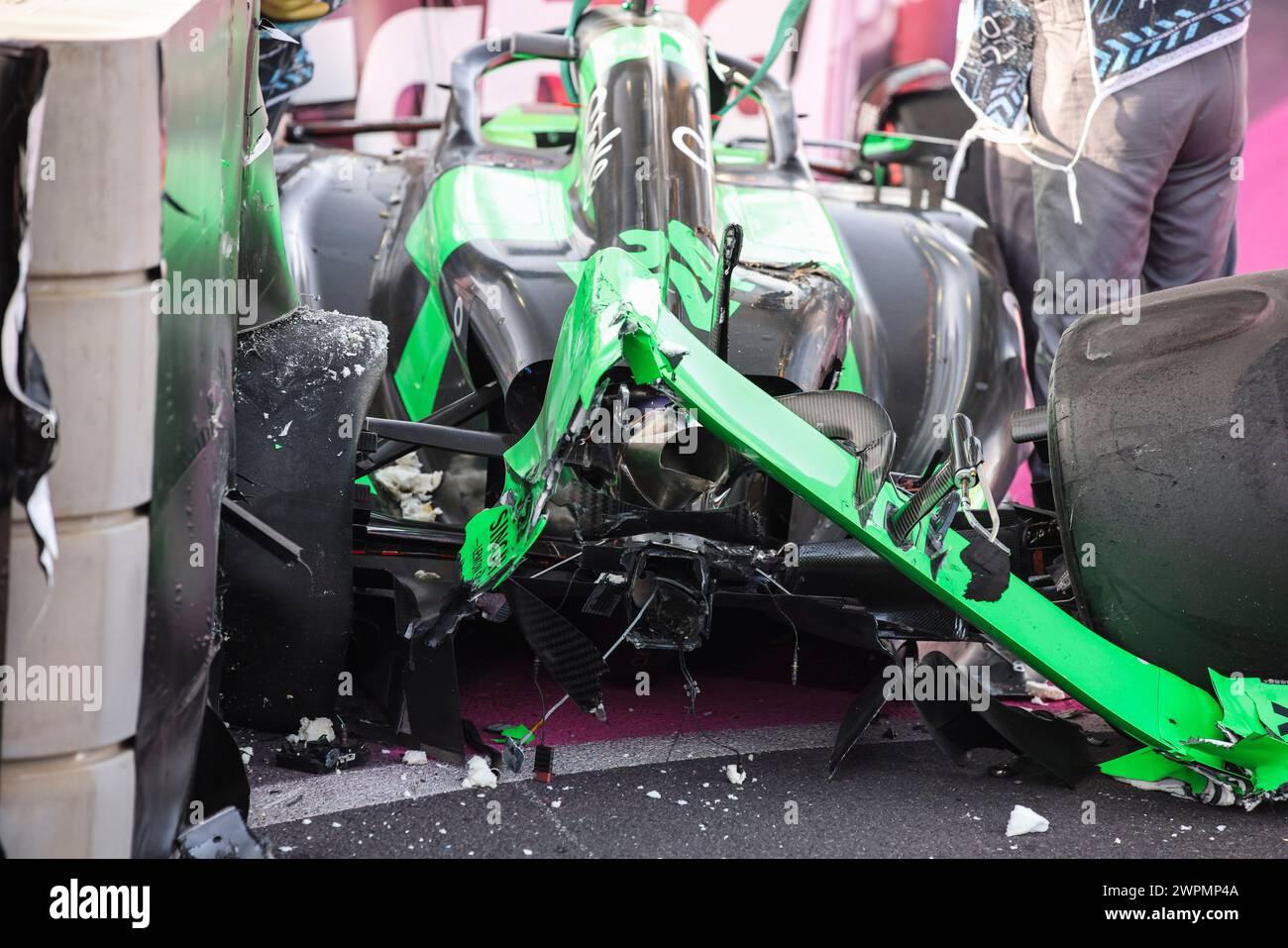 Jeddah, Arabie Saoudite. 08th Mar, 2024. 24 ZHOU Guanyu (chi), Stake F1 ...