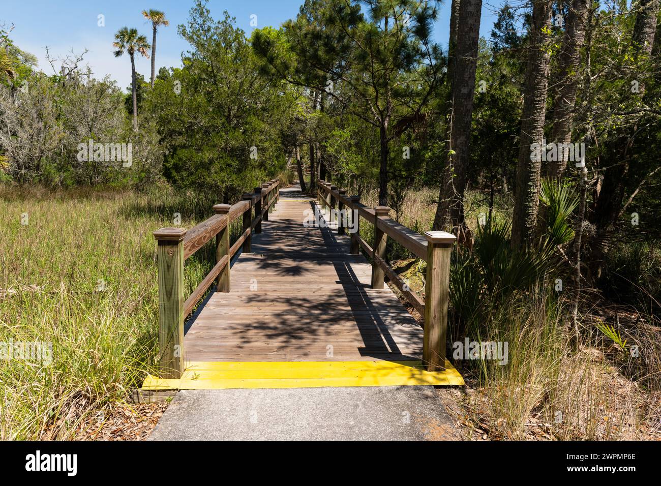Boardwalk nature trail at Wild Dunes Resort, Isle of Palms, South ...