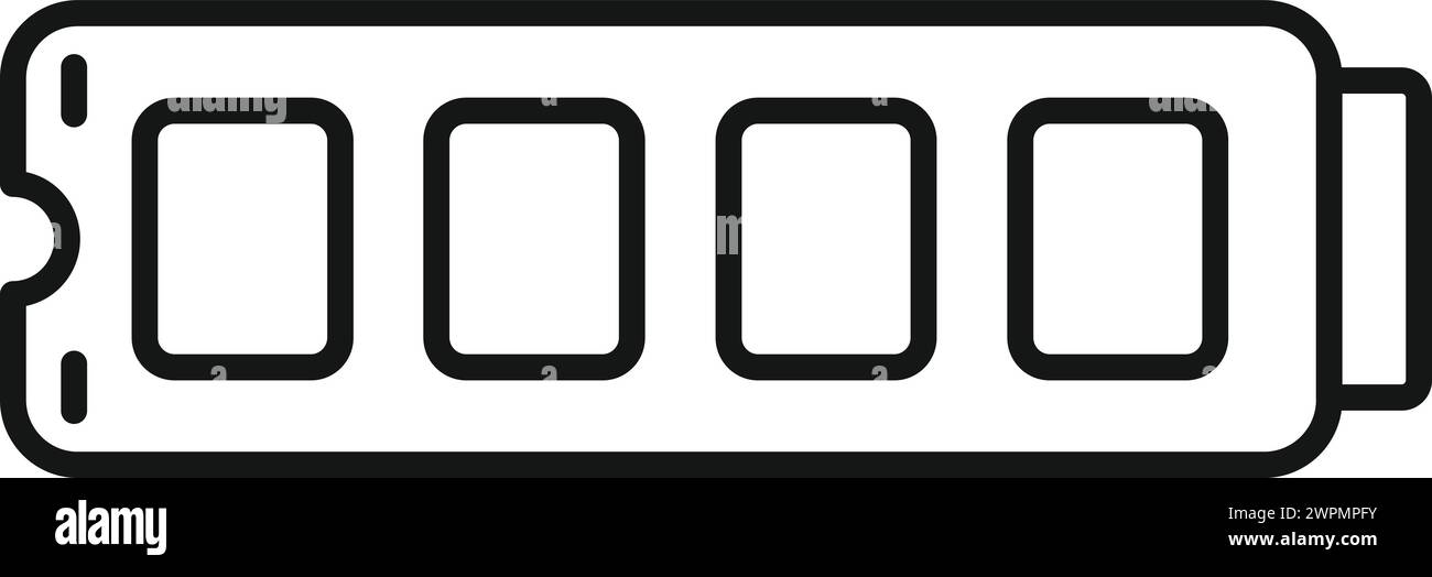 Fast ssd memory board icon outline vector. Archive usb. State disk device Stock Vector Image ...