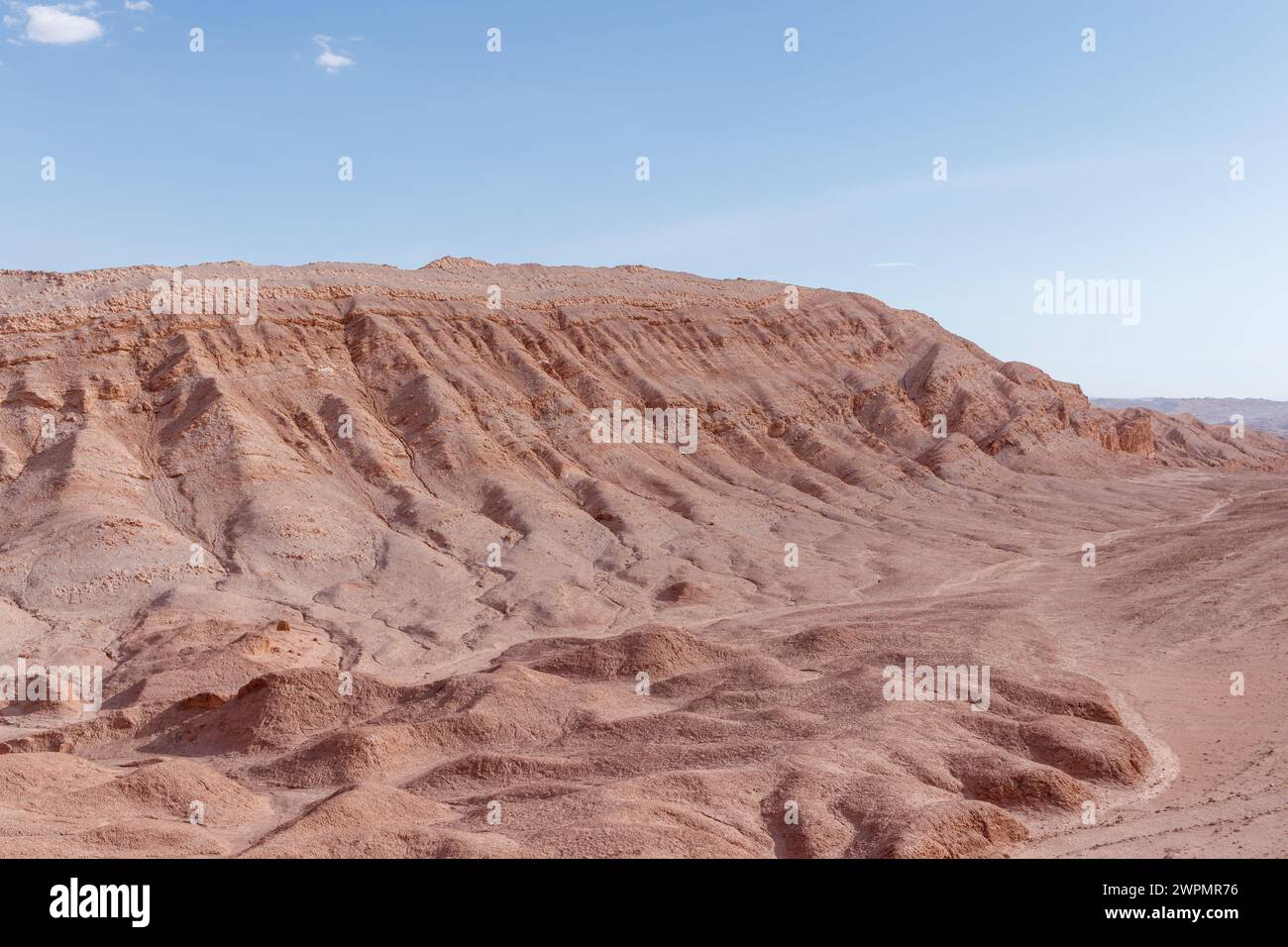 Rocky landscape mountains in Atacama desert valle de la luna, Andes ...