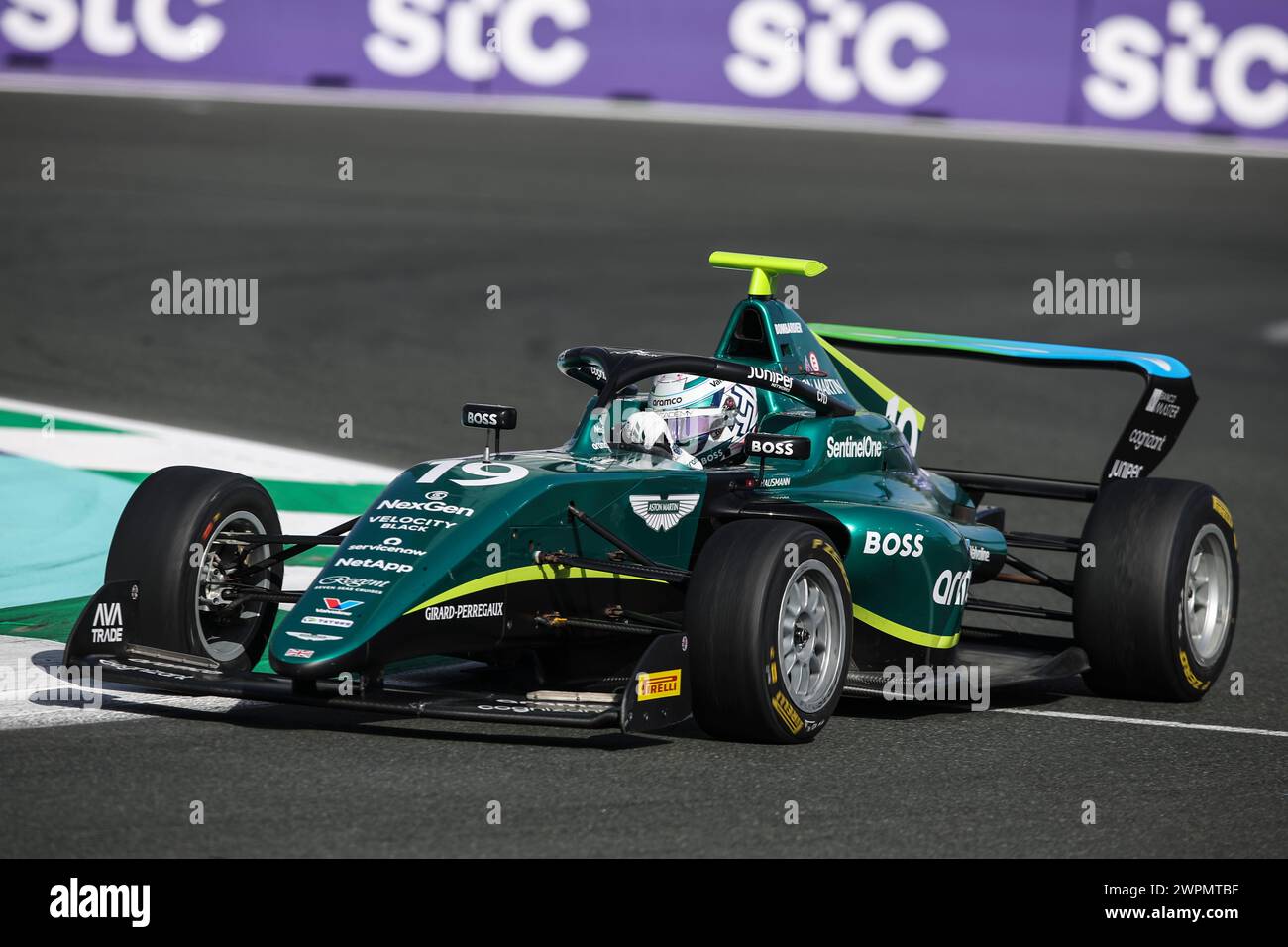 Jeddah, Arabie Saoudite. 08th Mar, 2024. 19 HAUSMANN Tina (swi), Prema Racing supported by Aston ...