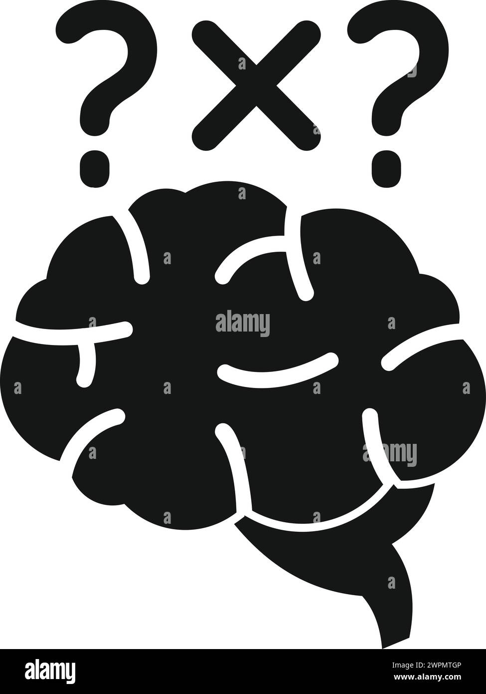 Critical thinking icon simple vector. Problem mind revolution. Factual ...