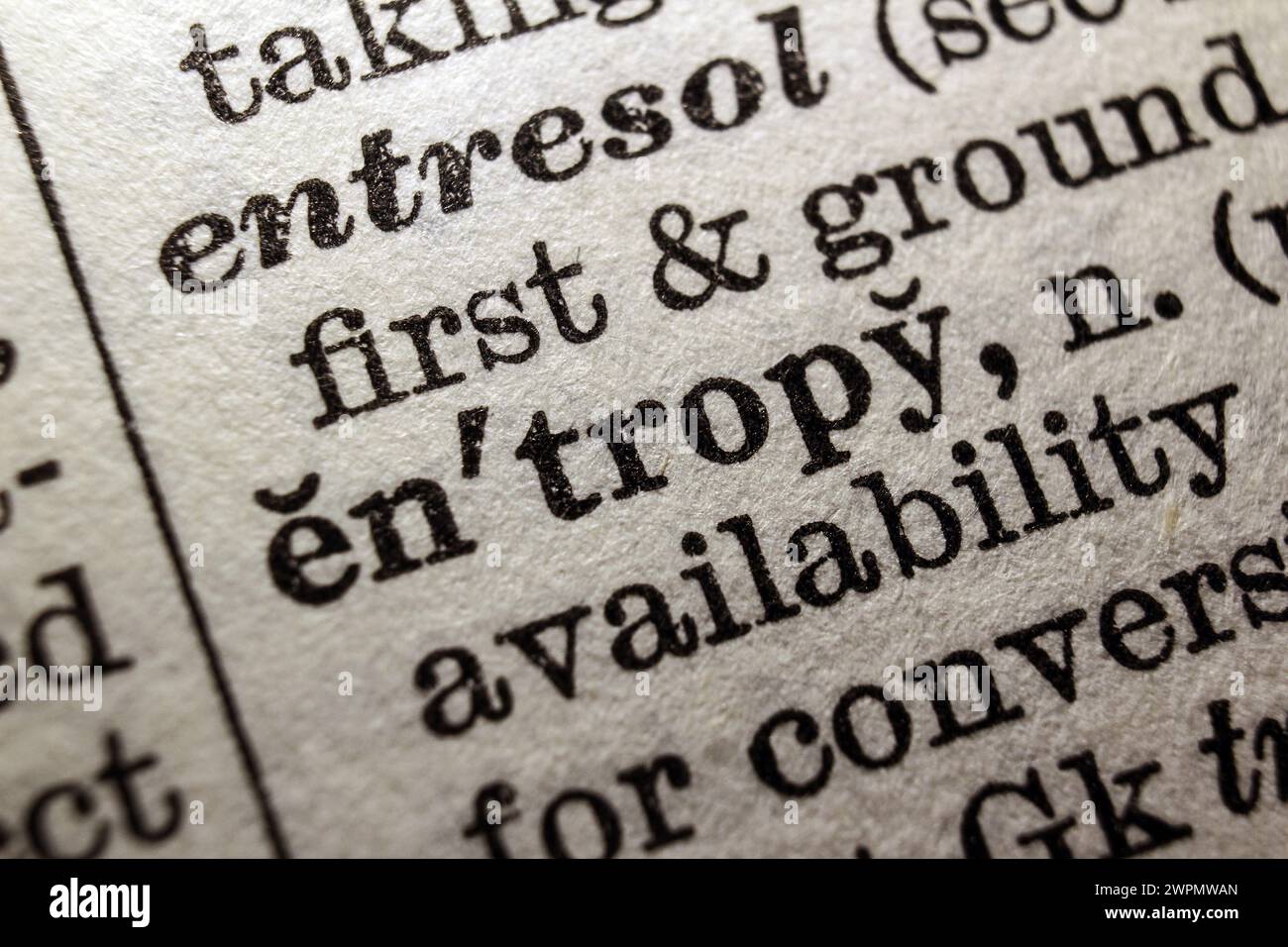 Entropy and enthalpy hi-res stock photography and images - Alamy