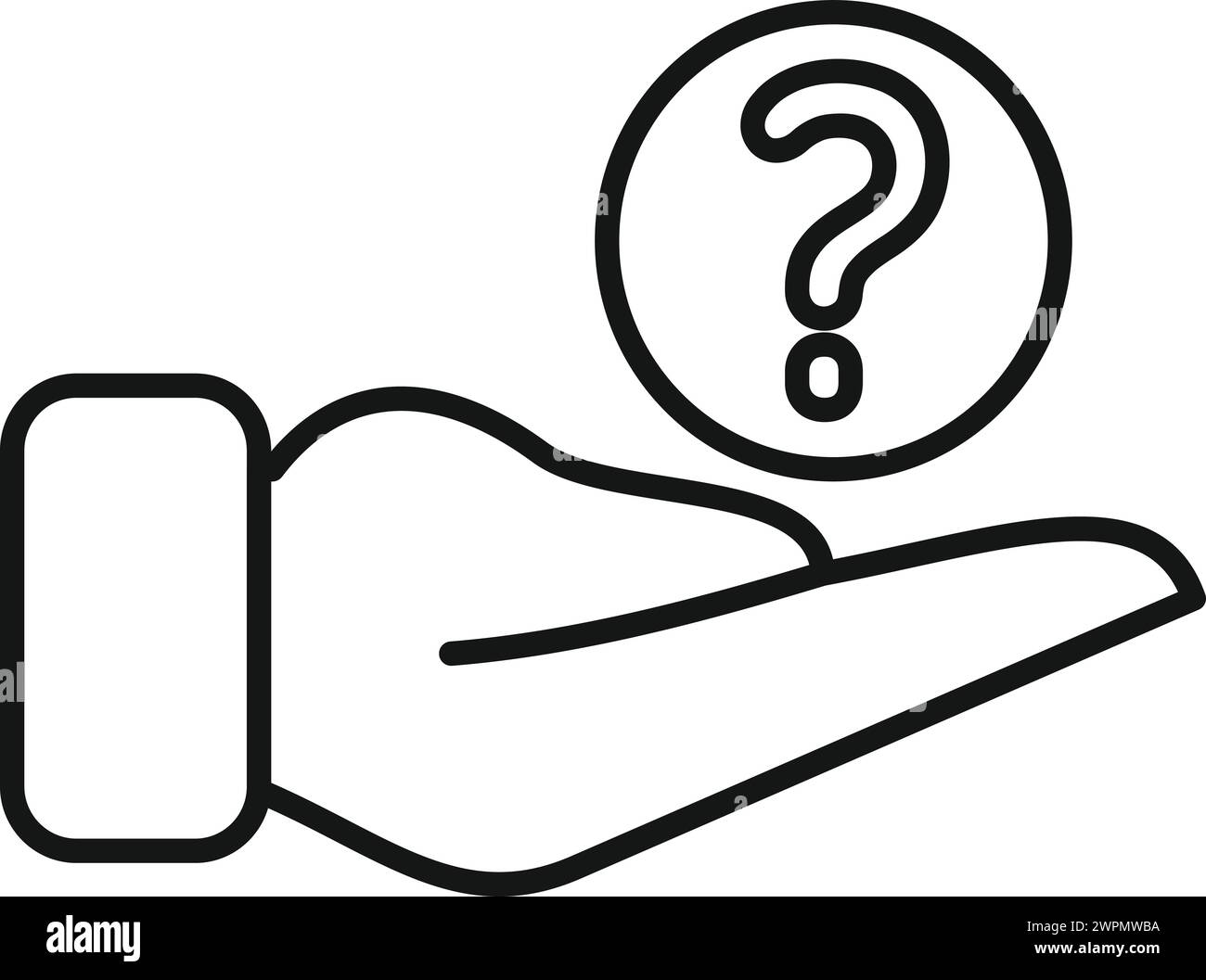 Change plan health positive icon outline vector. Guess job. Doubt ...