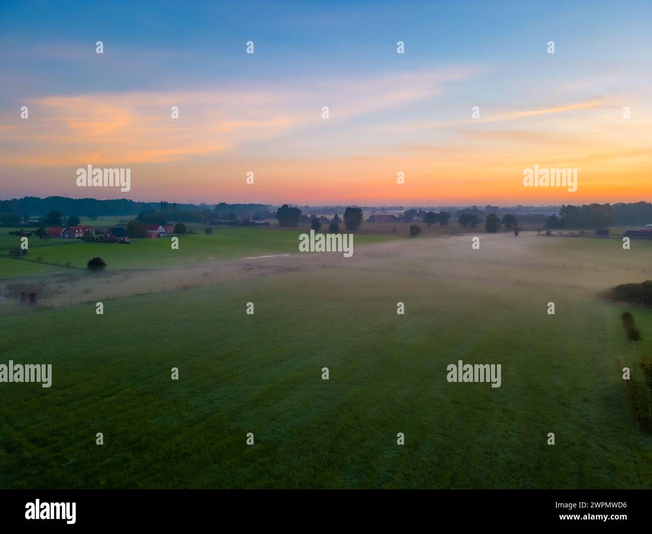 Horizon reveals distant structures hi-res stock photography and images ...