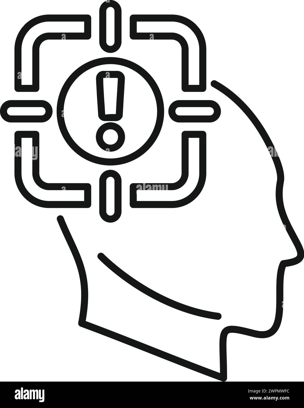 Critical thinking target icon outline vector. Evidence reason ...