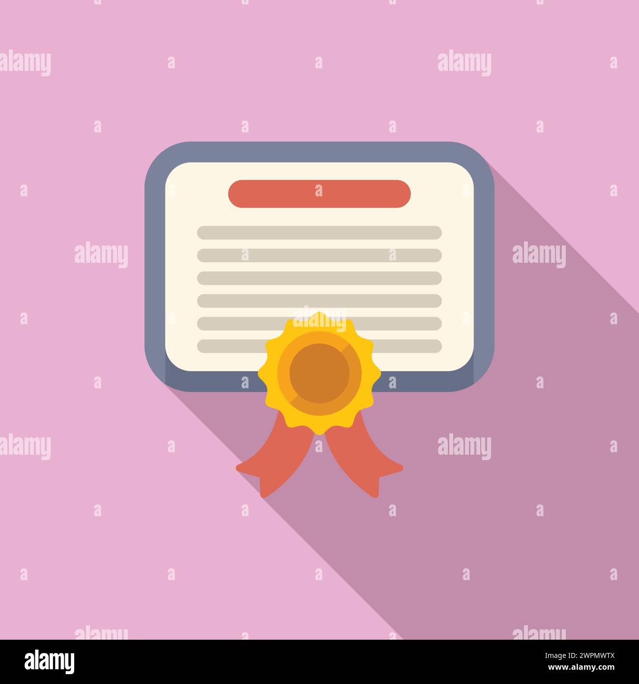 Coping skills diploma icon flat vector. Health mental reduce. Support ...