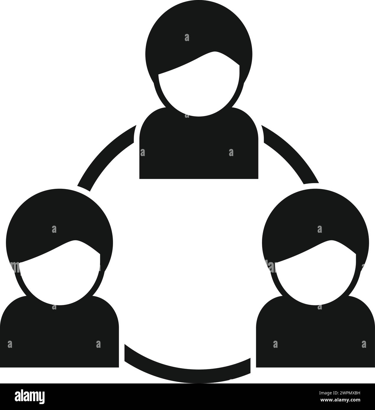 Group team coping skills icon simple vector. Tension therapy. Work ...