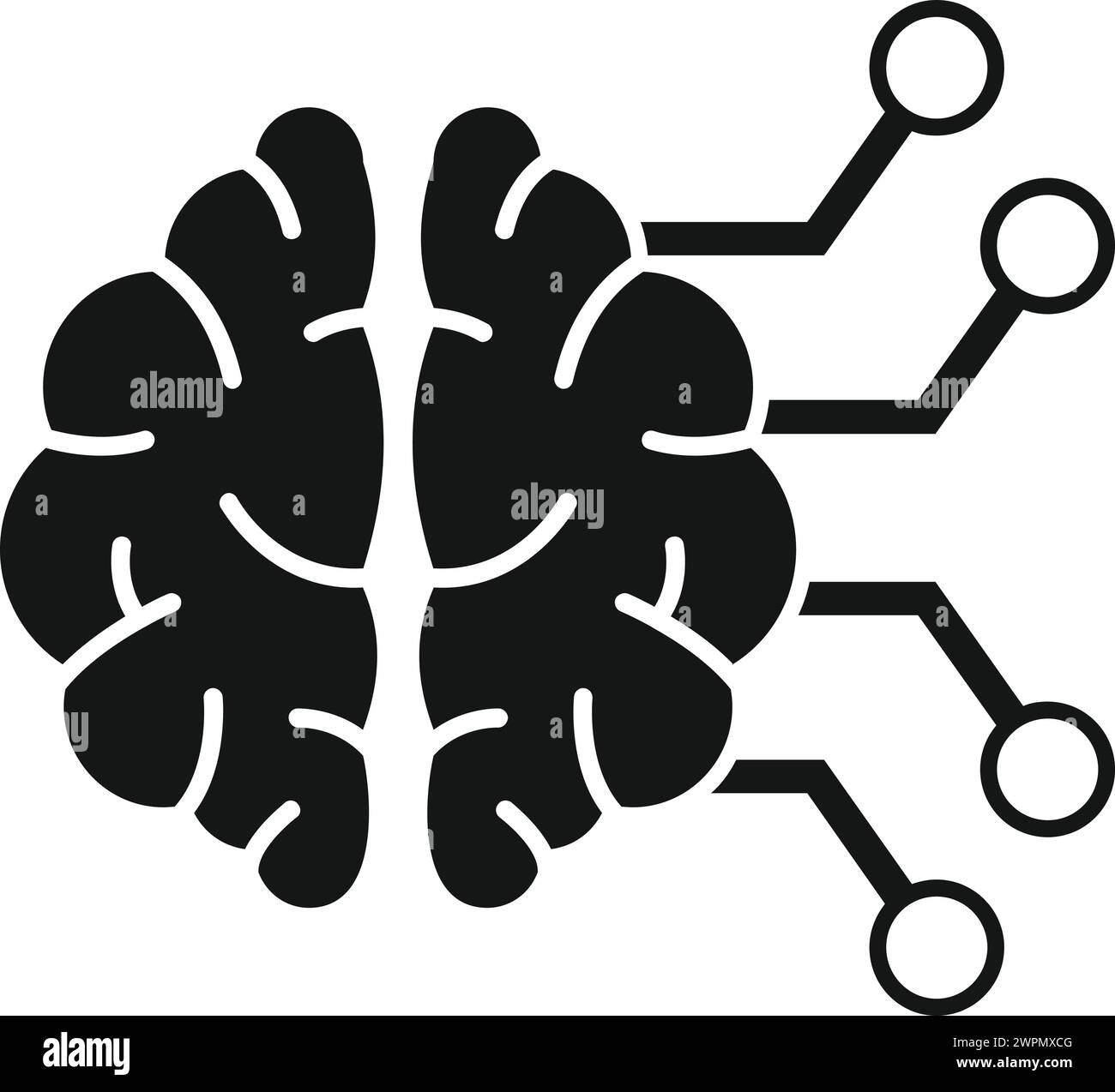 Brain coping skills icon simple vector. Health mental busy. Support ...