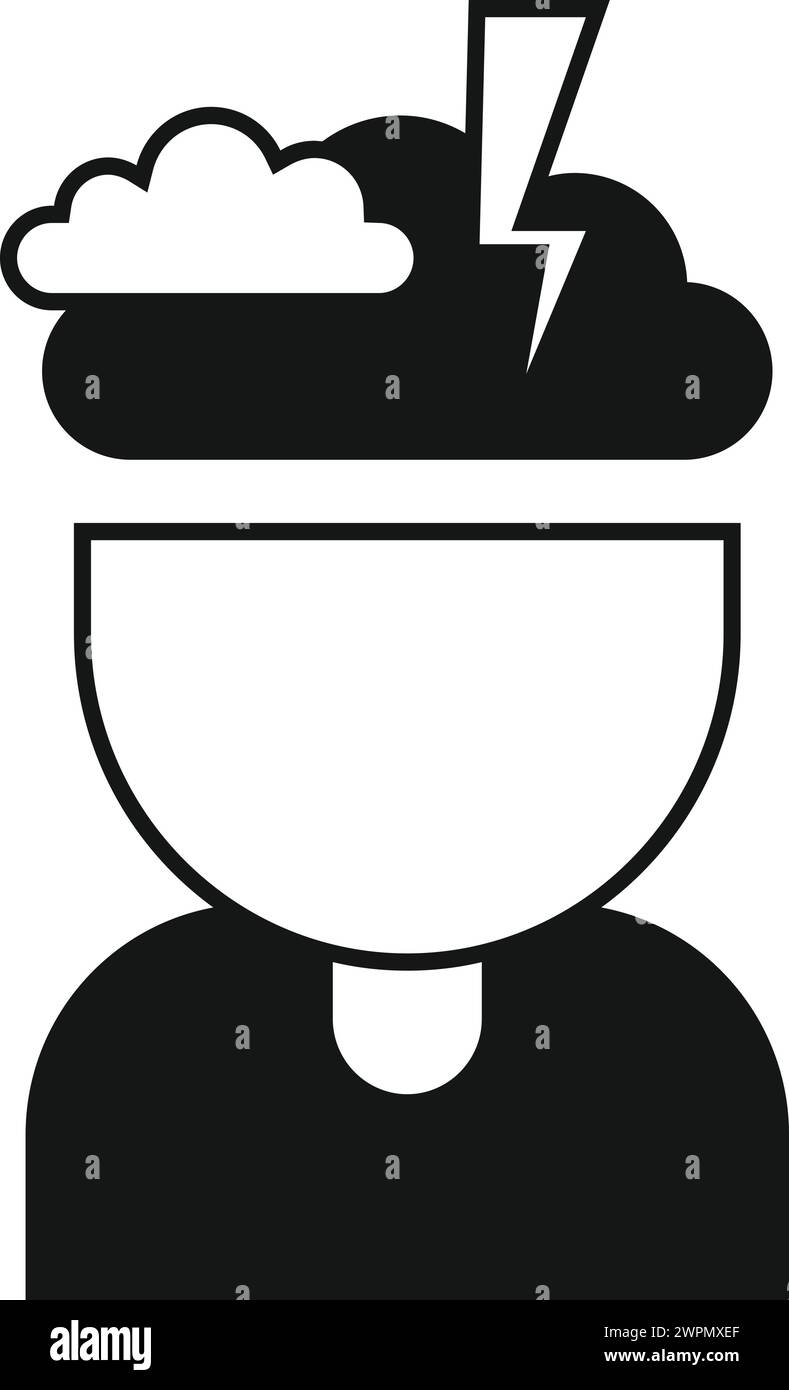 Busy black worker talking Stock Vector Images - Alamy