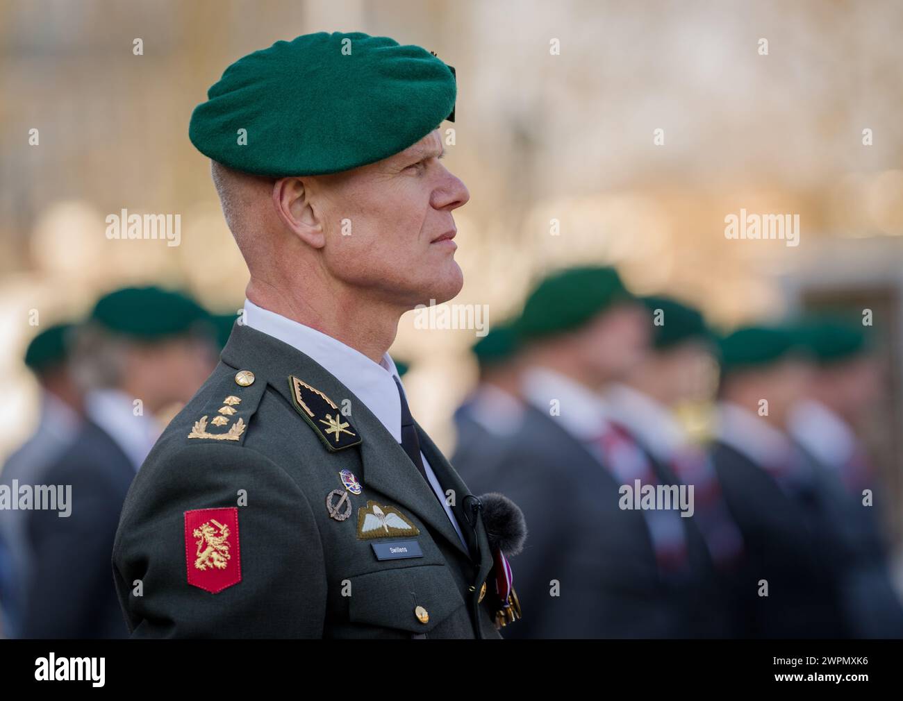 BREDA - Major General Jan Swillens during the ceremony. With ...