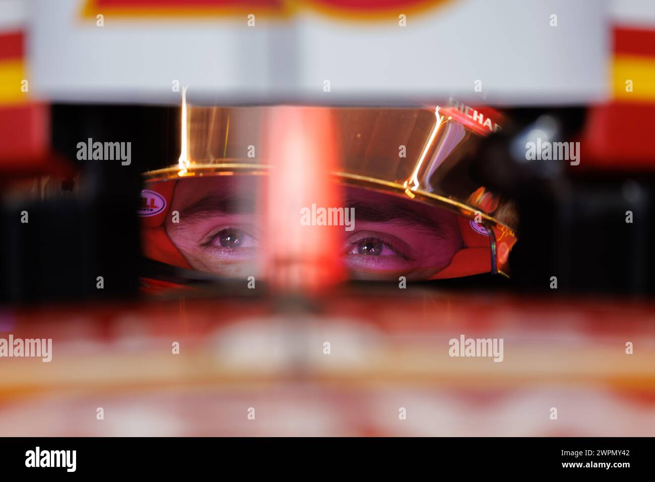 Jeddah, Arabie Saoudite. 08th Mar, 2024. LECLERC Charles (mco), Scuderia Ferrari SF-24, portrait ...