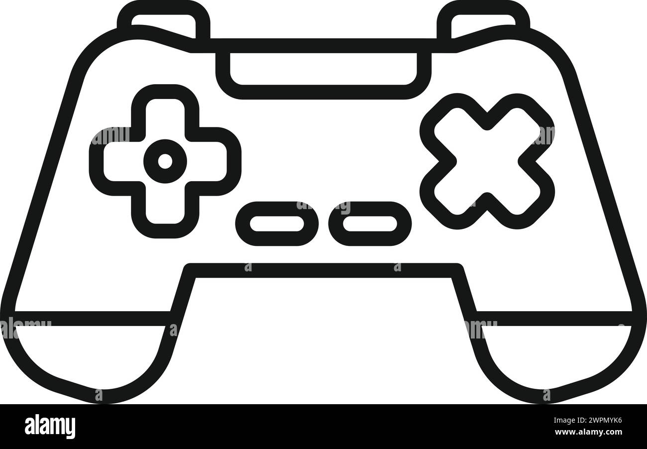 Play game joystick icon outline vector. Coping skills. Attitude advice ... Play game joystick icon outline vector. Coping skills. Attitude advice ...